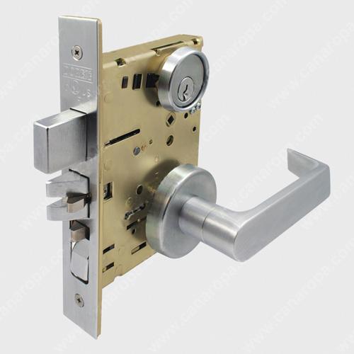Dorex Dm Series Heavy-Duty Mortise Lock, Passage, Kent Knob, Sectional ...
